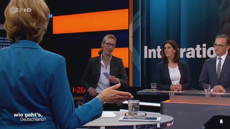 Alice Weidel verlässt ZDF-Talk - ZDFheute