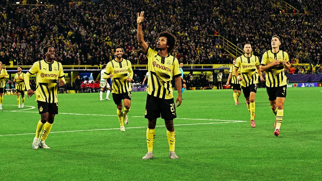 Champions League: Adeyemi-Gala beim 7:1 des BVB gegen Celtic - ZDFmediathek