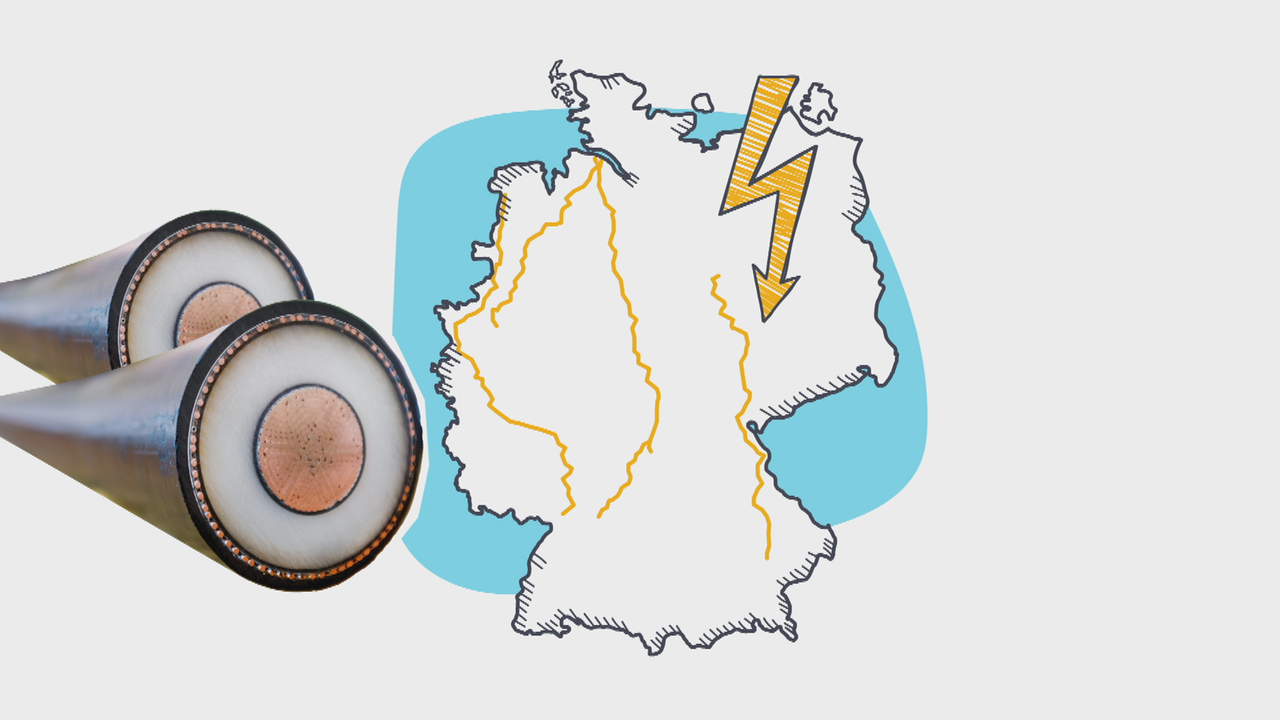 Bild für Sorge wegen unterirdische Stromtrassen