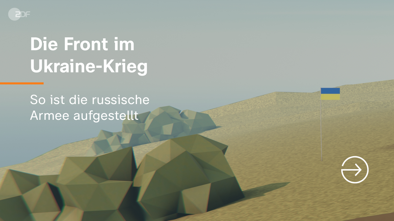 So ist die russische Front aufgestellt - ZDFheute