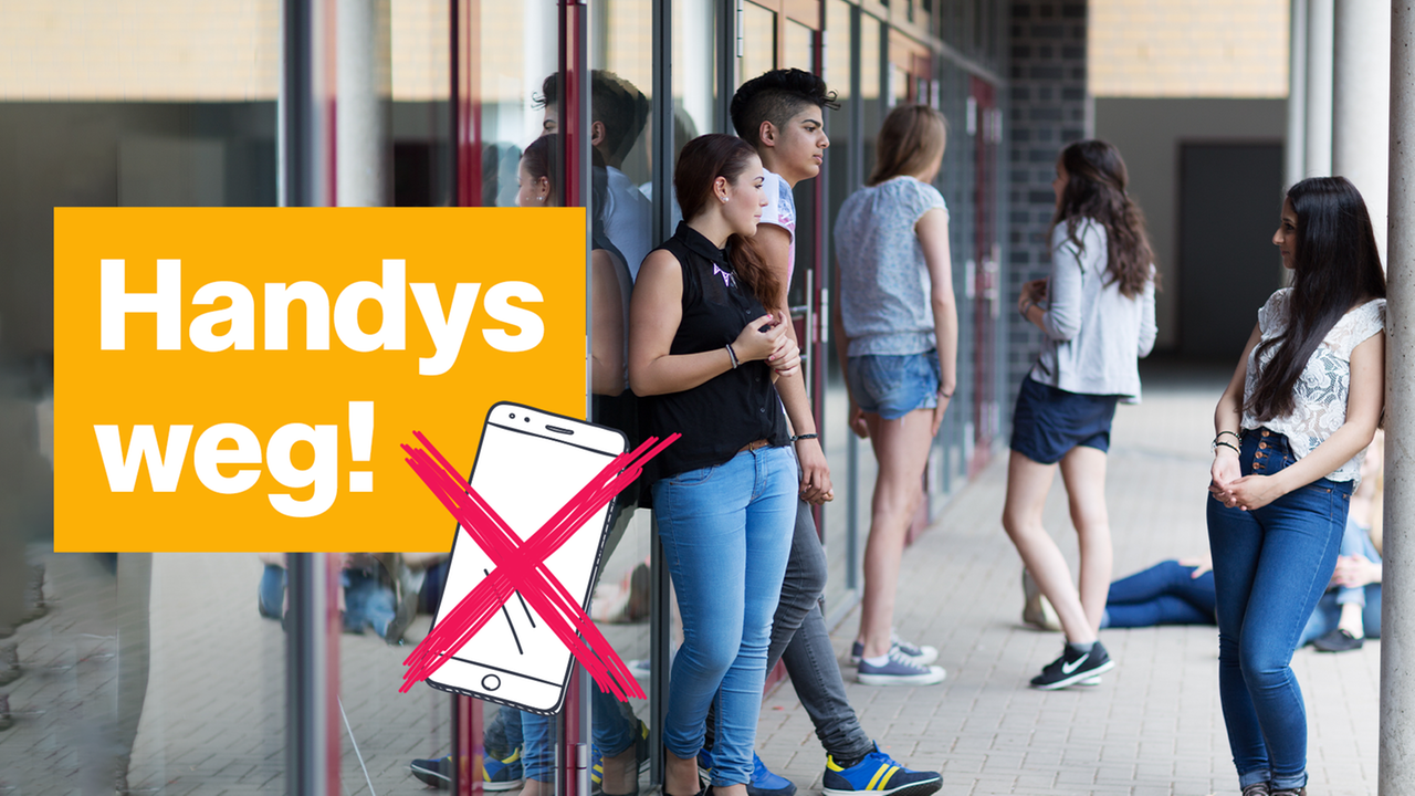 Krasser Grund: Schüler geben freiwillig ihre Handys ab - logo!