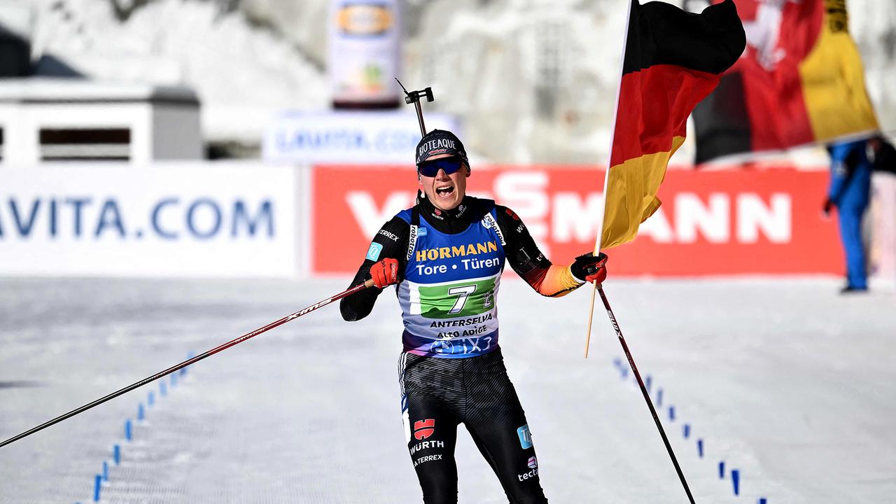 Single-Mixed: Strelow und Voigt siegen in Antholz - ZDFheute