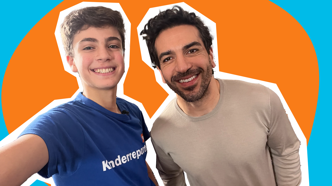 logo!: Kinderreporter George trifft Elyas M'Barek - logo!