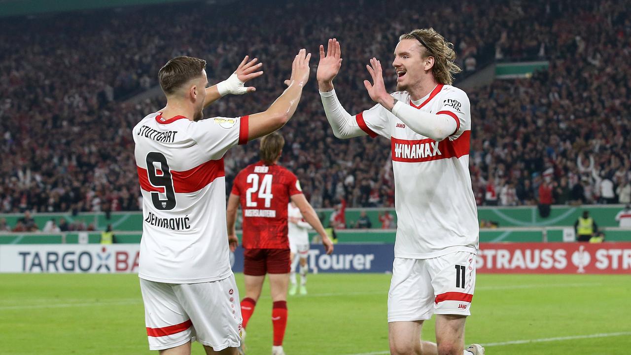 Mühevoller VfB-Sieg gegen FCK | DFB-Pokal - Highlights - ZDFmediathek